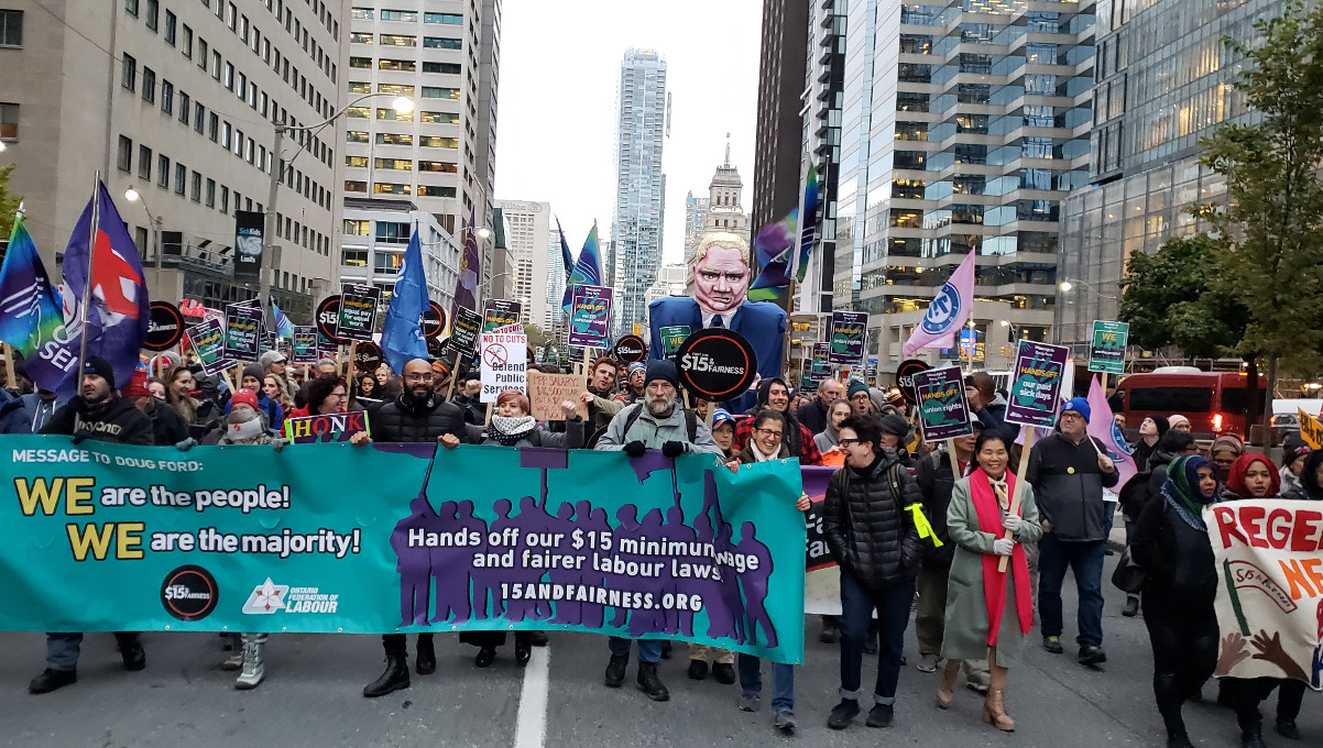 Ford Takes on Bill 148: But There is Resistance – Socialist Project